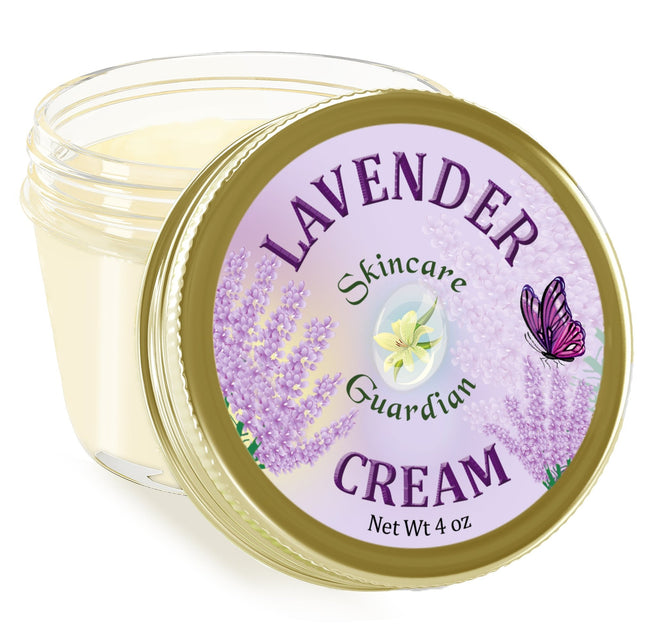 Skincare Guardian Lavender Cream 4 oz | Aloe & Coconut Lavender ...